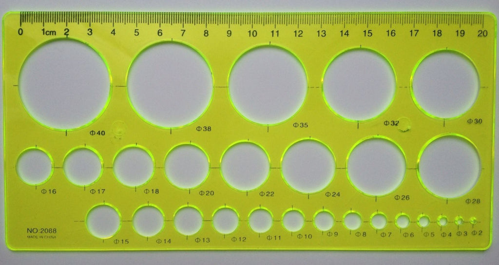 New Circle Stencil Set Drafting Painting Art Supplies Drawing Template ...